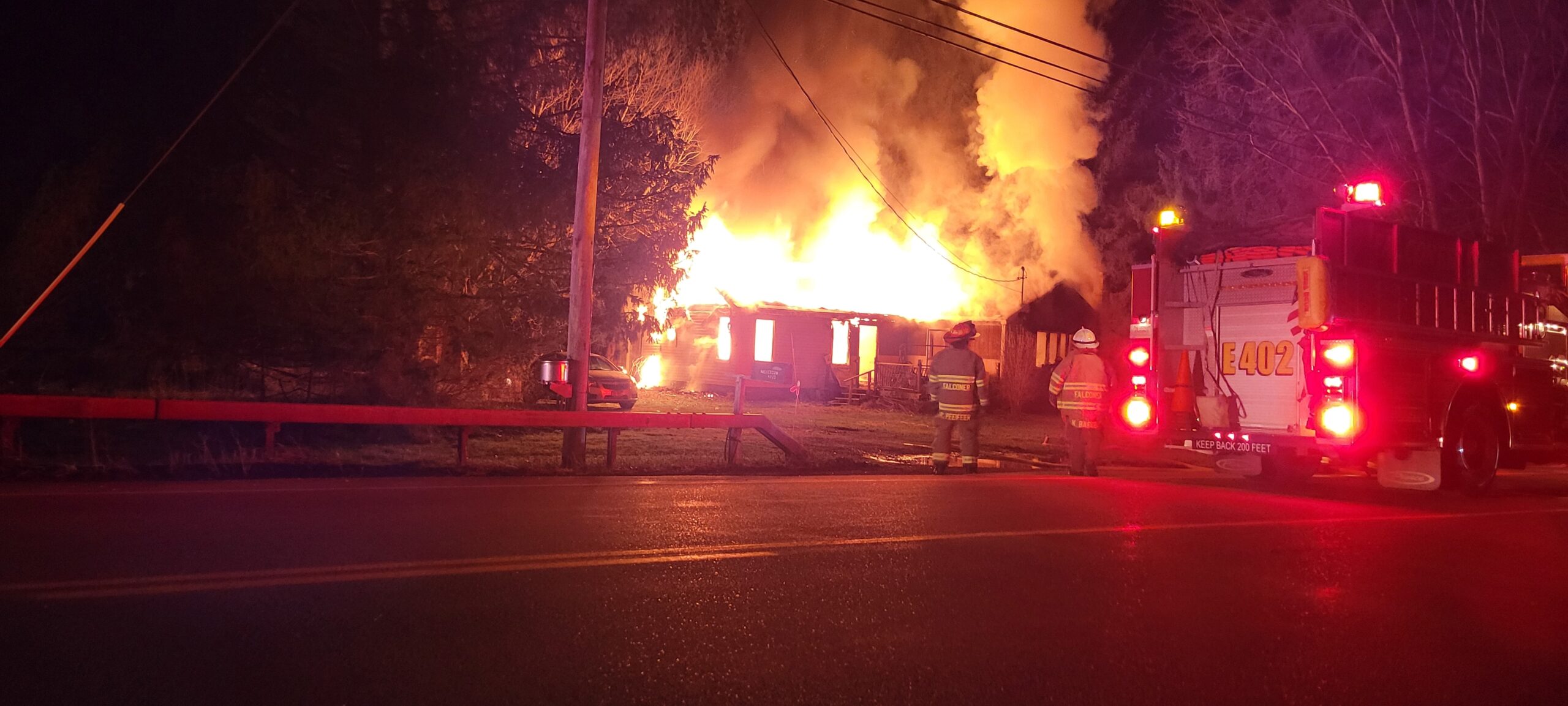 One hospitalized after Gerry fire | News, Sports, Jobs - Observer Today